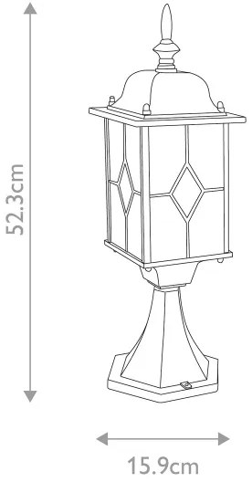 Elstead WX3 - Venkovní lampa WEXFORD 1xE27/100W/230V IP44