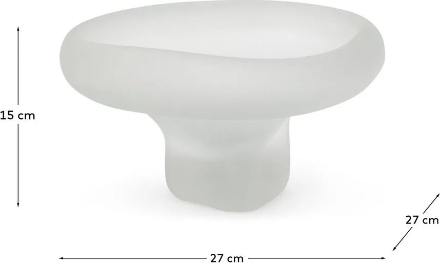 Skleněná dekorativní mísa ø 27 cm Ondaro – Kave Home