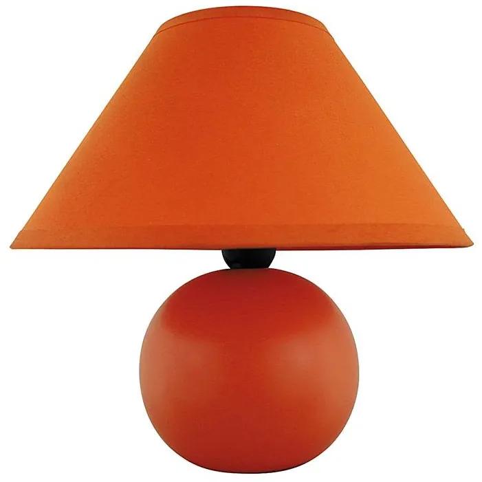 Stolní keramická lampa ARIEL, 1xE14, 40W, oranžová Rabalux ARIEL 004904
