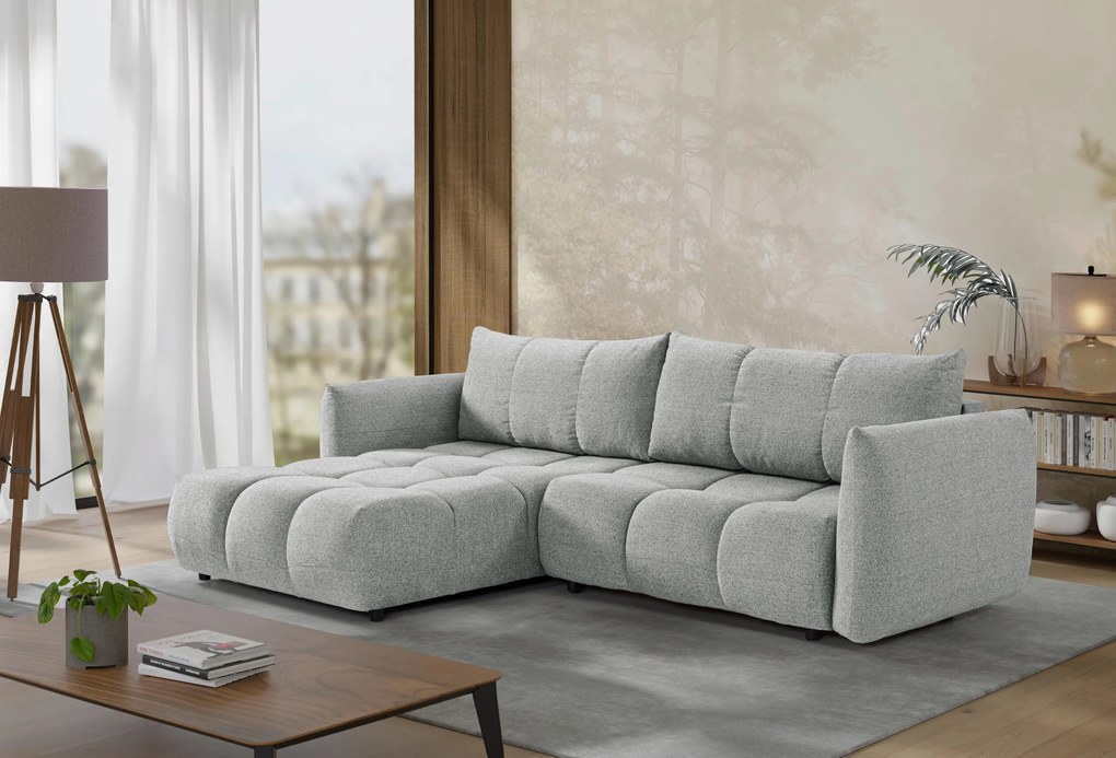 XXXLutz ROHOVÁ ROZKLÁDACÍ POHOVKA, plast, textil, kompozitní dřevo, šedobéžová MID.YOU - Online Only sedačky - 000694010307