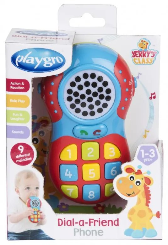 Playgro - Dětský telefon 12 m+