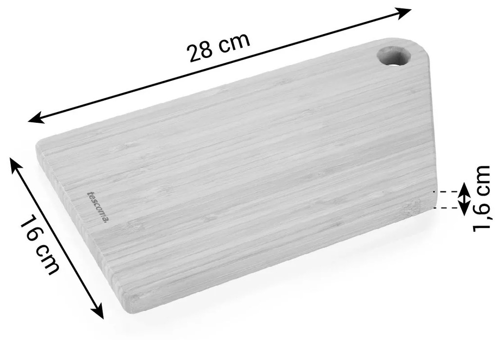 TESCOMA Servírovací a krájecí deska NIKKO 28 x 16 cm