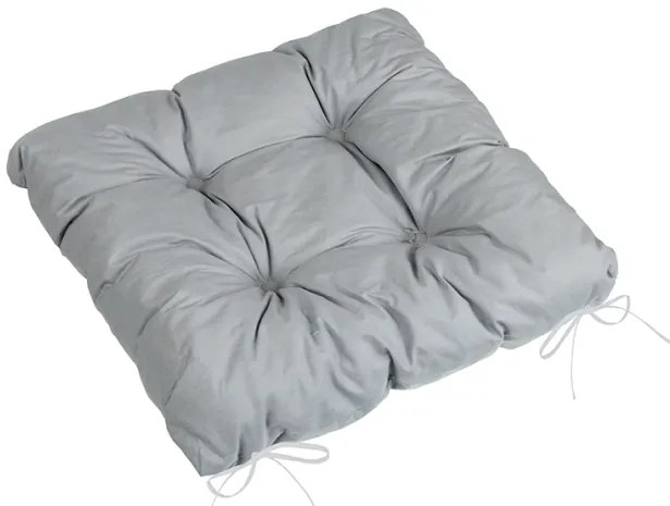Bellatex Sedák Adéla prošívaný 40x40 cm Šedá