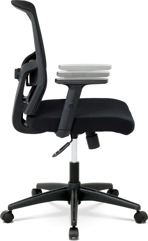 Ergonomická kancelářská židle VALERIO - černá síťovina