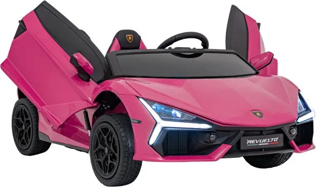 Elektrické autíčko Lamborghini Revuelto XL STRONG růžové