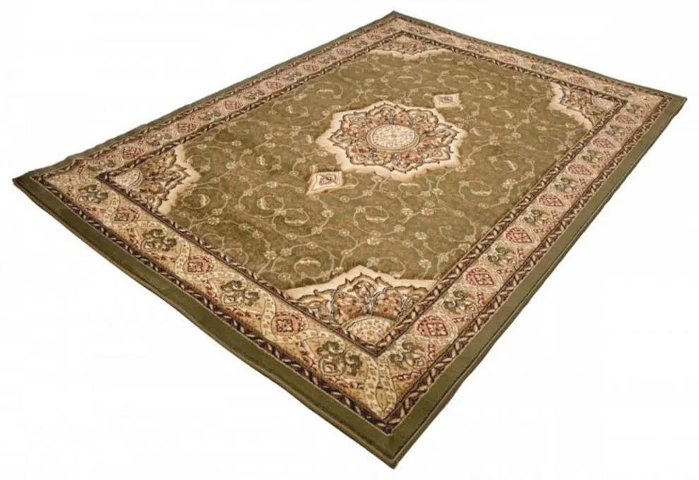 Kusový koberec klasický vzor 2 zelený 150x295cm