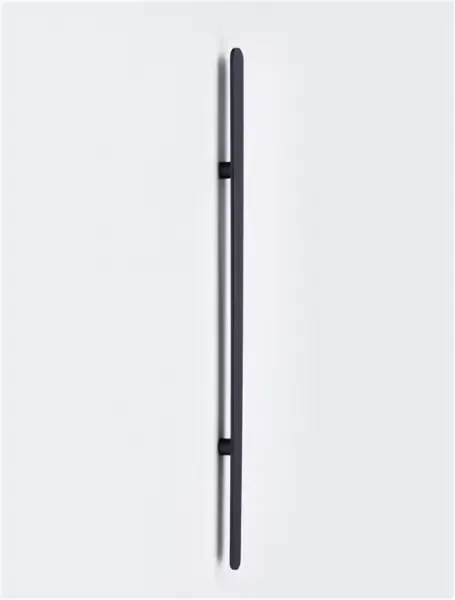 LED černá svítilna na zeď Lyb 19