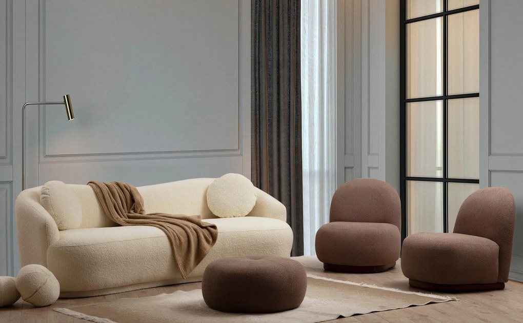 Hanah Home Třímístná pohovka ANCONA krémová 569HLN1135