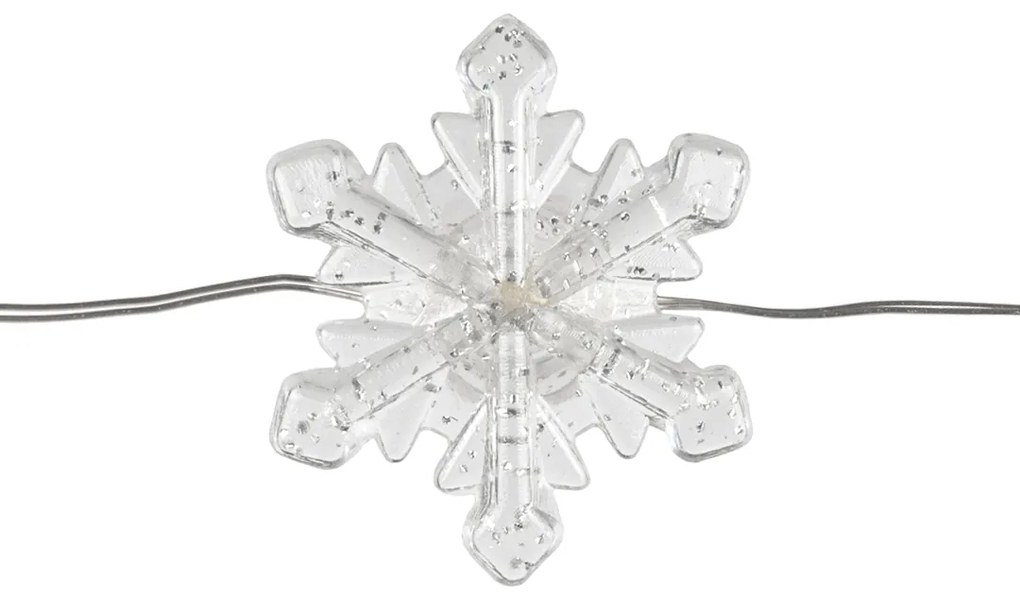 Bestent Světýlka na baterky 20LED 2,2m teplá bílá Snowflakes