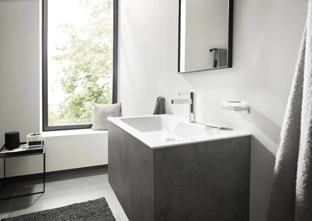 Hansgrohe Finoris, stojánkový ventil 100 pro studenou vodu bez odtokové soupravy, chromová, HAN-76013000