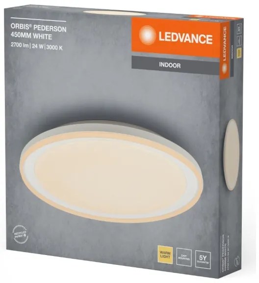 Ledvance - LED Stropní svítidlo ORBIS PEDERSON LED/24W/230V pr. 45 cm bílá