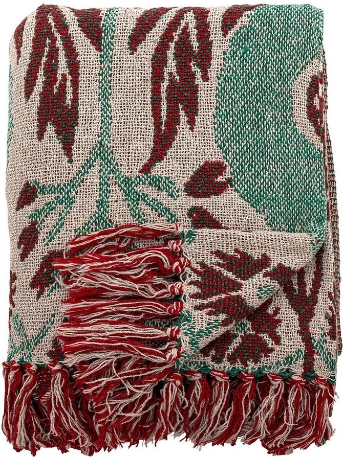 Deka z recyklované bavlny 130x160 cm Jangal – Bloomingville