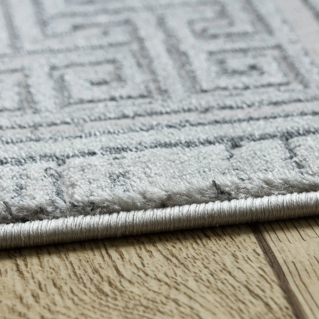 Dywany Łuszczów, Kusový koberec Allure 8783 l.grey/white, 180x270, šedá, kancelář