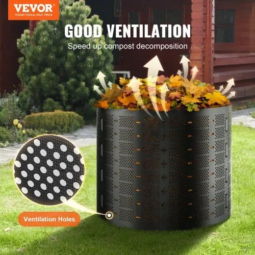 Kompostovací koš 832,8 l, venkovní rozšiřitelný kompostér