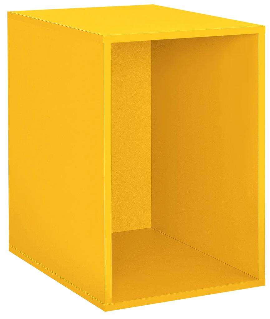 [en.casa]® Variabilní designový systém - skříňky / poličky - 30x45x40 cm - hořčicově žluté