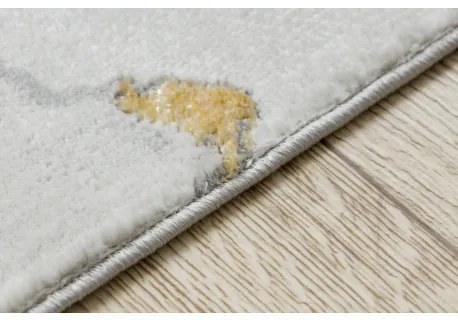 koberec EMERALD výhradní 1017 glamour, stylový mramor černý / zlato velikost 200x290 cm | krásné koberce cz