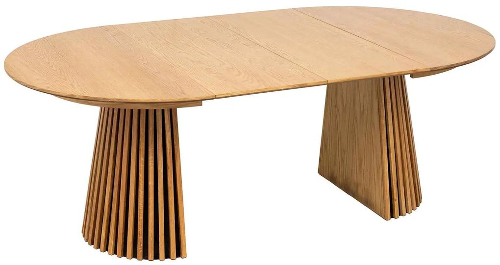 Roztahovací jídelní stůl Wadeline 120-160-200 cm přírodní dub