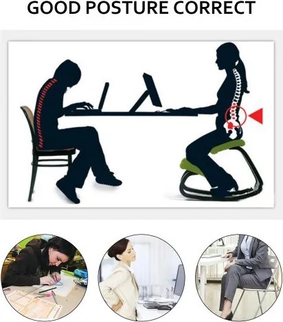 Ergonomické klečící křeslo 99,8 kg Nosnost Postoj k klečení Stolička ke stolu