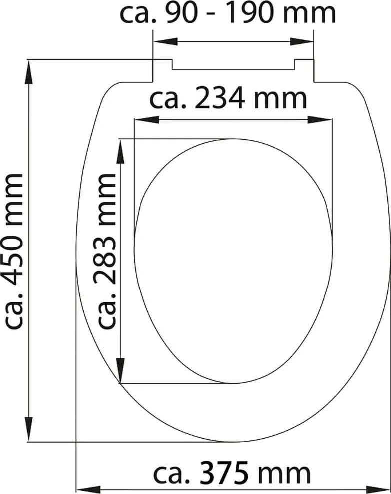 SCHÜTTE WC prkénko se soft-close mechanismem lesklé MAGIC LIGHT [435115] Barva: Šedá