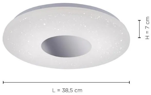 Leuchten Direkt 14422-17 - LED Svítidlo se senzorem LAVINIA LED/18W/230V IP44