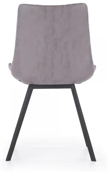 Jídelní židle Alfredo / šedá