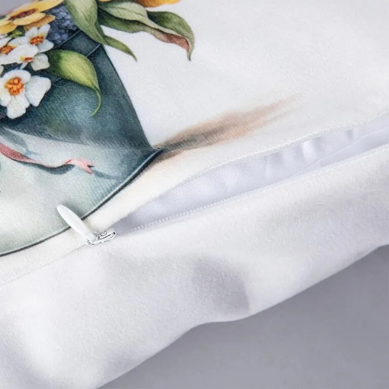 Polštář proti průvanu KVĚTINY V TRUHLÍKU 20 x 90 cm