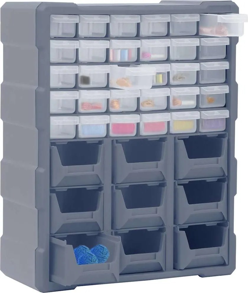 Organizér s 39 zásuvkami 38 x 16 x 47 cm 149604