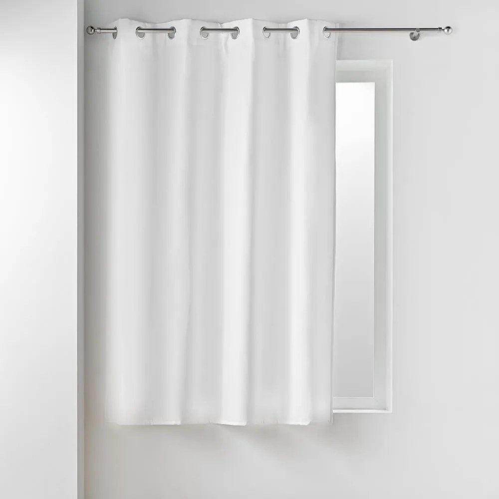 Bílý termo/odhlučňovací závěs z mikrovlákna 135x180 cm Micropolar – douceur d'intérieur
