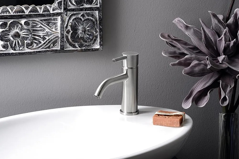 Sapho, MINIMAL podomítková sprchová baterie, 2 výstupy, nerez, MI042