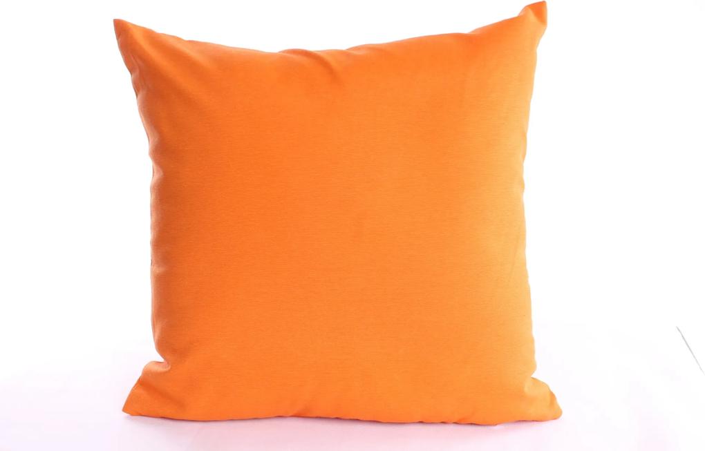 Povlečení na polštář (42x42 cm) - oranžové
