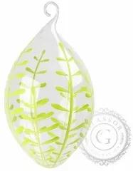 Vajíčko s dekorem zelených větviček