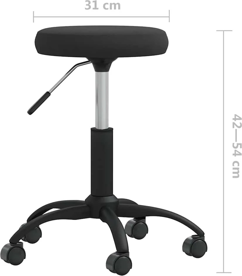 Jídelní židle černá samet 3085724
