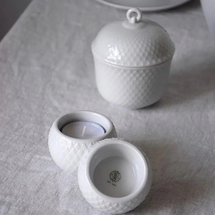 Lyngby Porcelæn Svícen Rhombe Tea Light
