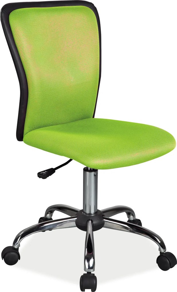 Juniorská židle Q099 provedení: zelená, kombinace: s kancelářským stolem