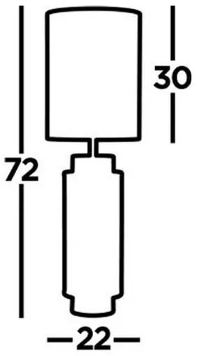 Searchlight EU59041AB - Stolní lampa FLASK 1xE27/60W/230V zelená