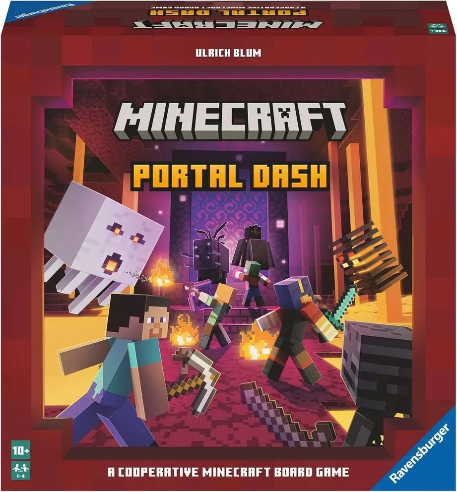 Desková hra ravensburger 274369 minecraft: portal dash