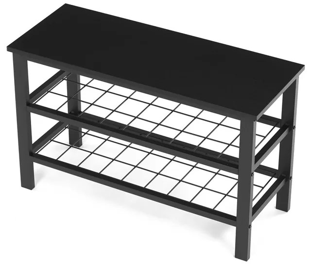 Autronic Botník 2 police ABO-W2015 BK Odstín: Černá