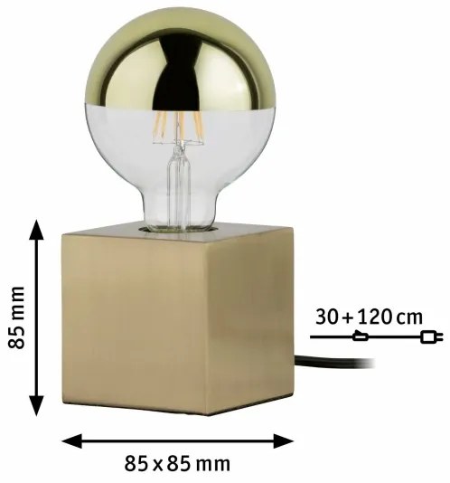 Paulmann  79728 - 1xE27/20W Stolní lampa DILJA 230V