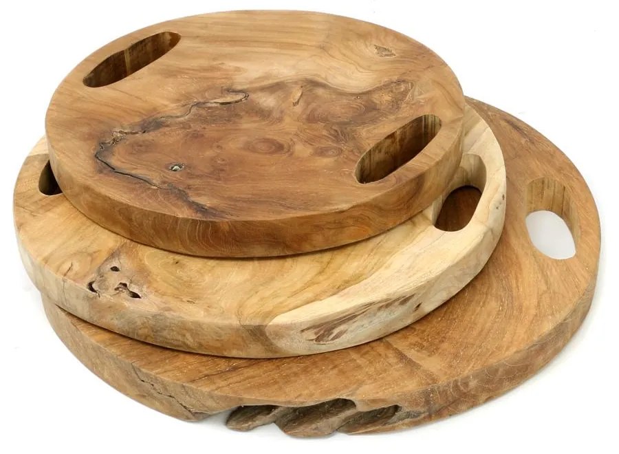 Servírovací tác Teak Root Tray 35 cm Bazar Bizar