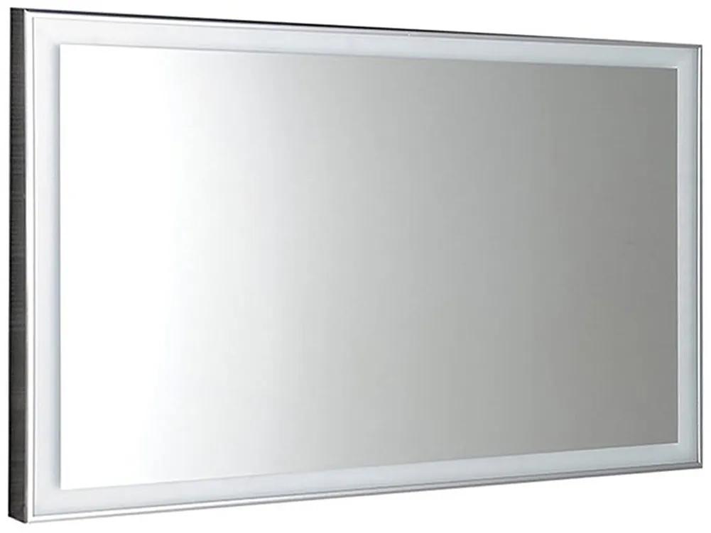 Sapho, LUMINAR LED podsvícené zrcadlo v rámu 1200x550mm, chrom, NL560