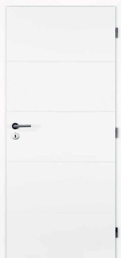 Doornite Quatro Interiérové dveře 90 P, 946 × 1983 mm, lakované, pravé, bílé, plné