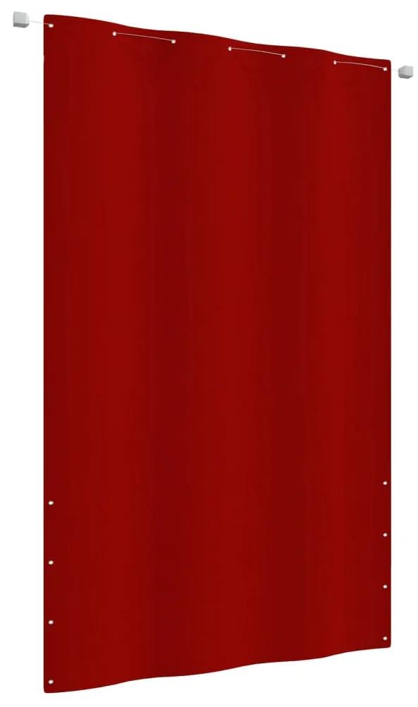 Balkonová zástěna červená 140 x 240 cm oxfordská látka - Default Title