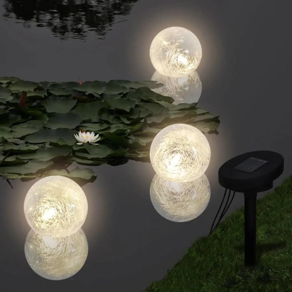 vidaXL Plovoucí lampy 6 ks LED pro jezírko a bazén [277120]