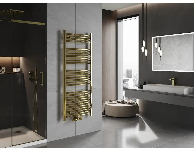 Mexen Ares, topné těleso 1500x600 mm, 579 W, zlatá lesklá, W102-1500-600-00-50