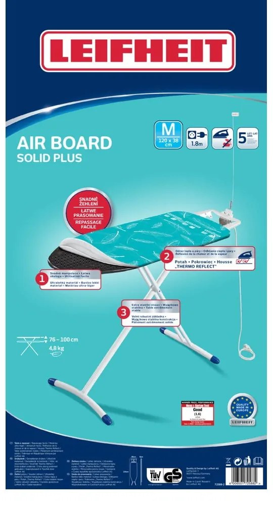 Žehlicí prkno LEIFHEIT Air Board Solid Plus