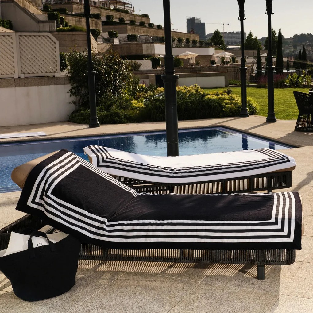 Abyss & Habidecor CANNES luxusní plážový ručník Abyss & Habidecor / Egyptská bavlna, Barva 711 - Taupe