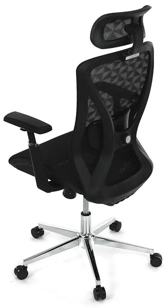 Ergonomická kancelářská židle NILS - černá síťovina Barva: černá
