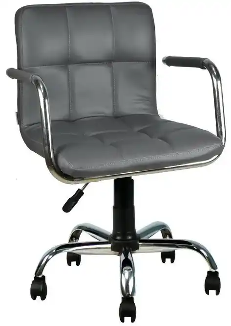 Šedá kožená kancelářská židle Burocci Carla, 9503D0125 | BIANO