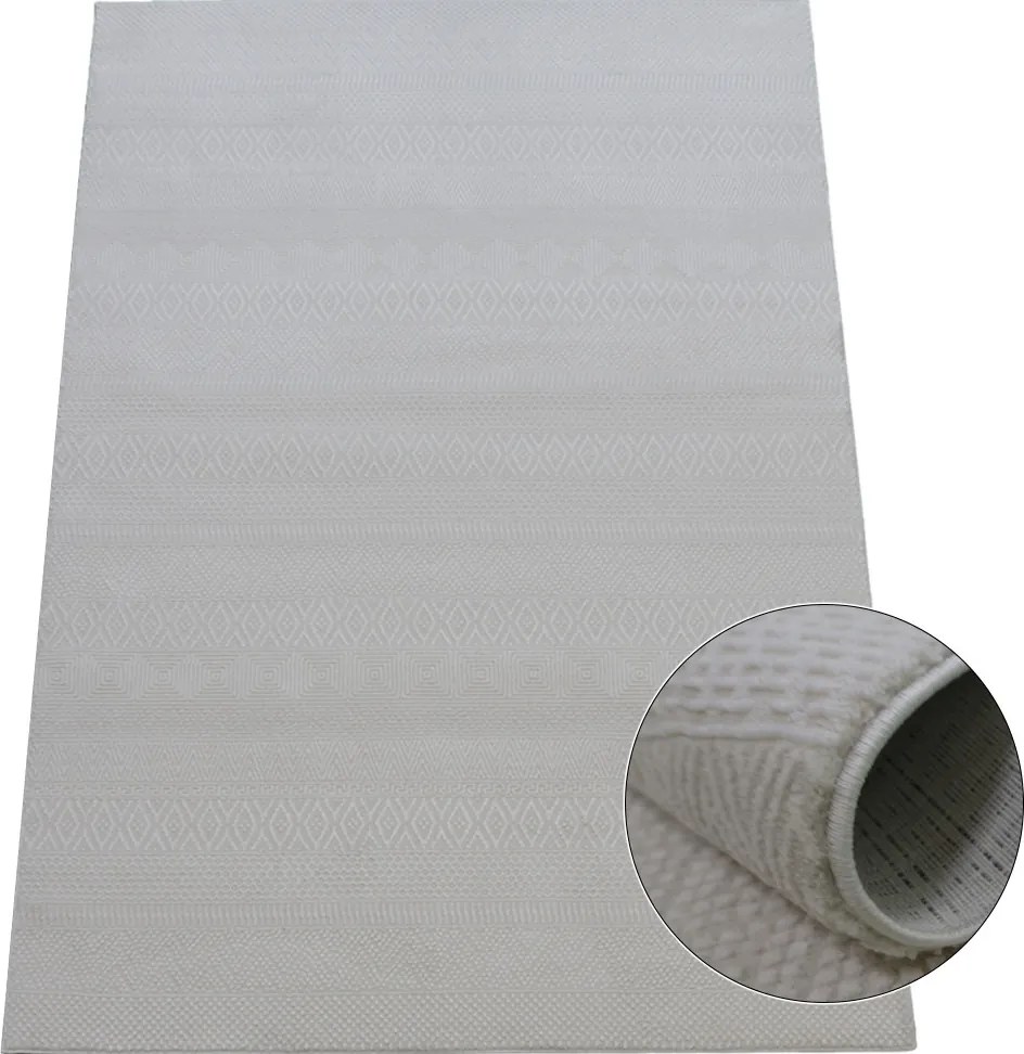 BE Koberec Zurich 1901 CREAM - krémový obdélníkový Rozměr: 80x150 cm