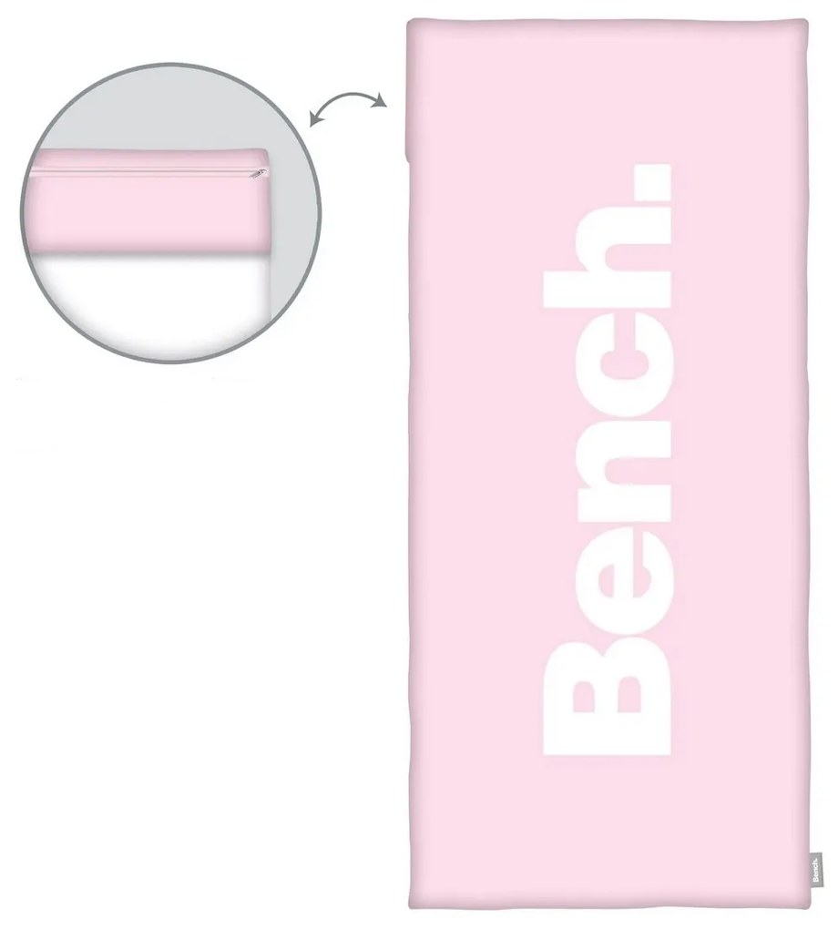 Bench Fitness osuška světle růžová, 50 x 110 cm
